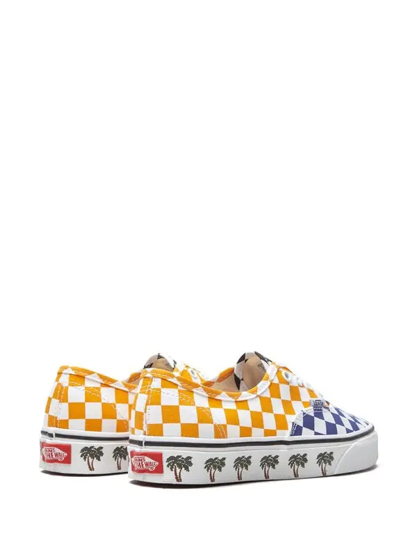 VANS Authentic Sidewall Palm Trees Sneakers - Yellow