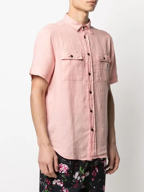 DIESEL Plain Flap-pocket Shirt