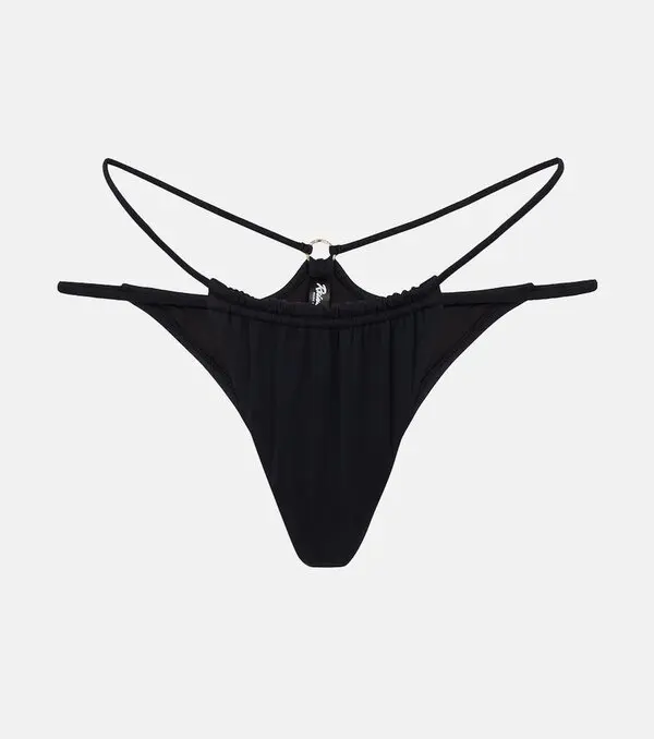 REINA OLGA Theresa Bikini Bottoms - Black