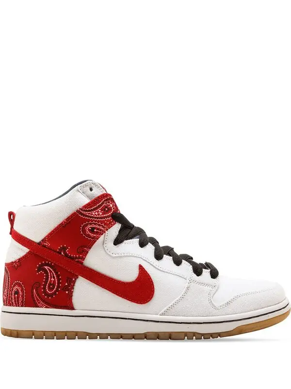Nike Dunk High Pro Sb Cheech And Chong Sneakers - White