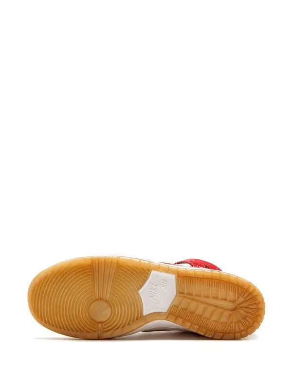 Nike Dunk High Pro Sb Cheech And Chong Sneakers - White