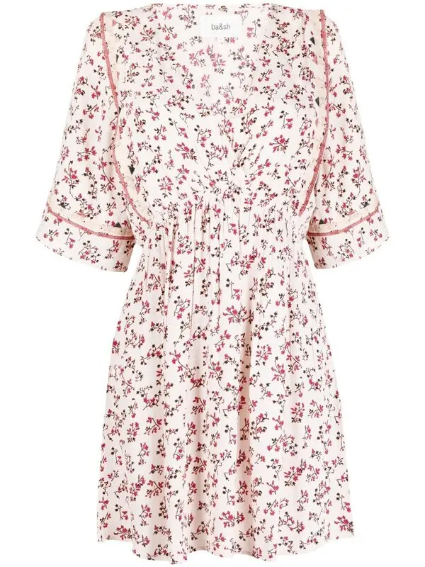 Ba&sh Sete Floral-print Mini Dress