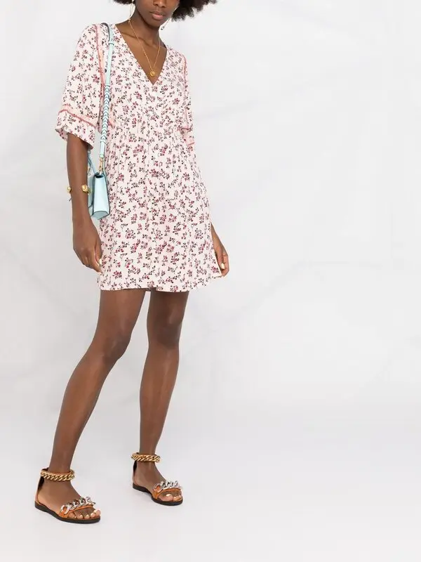 Ba&sh Sete Floral-print Mini Dress