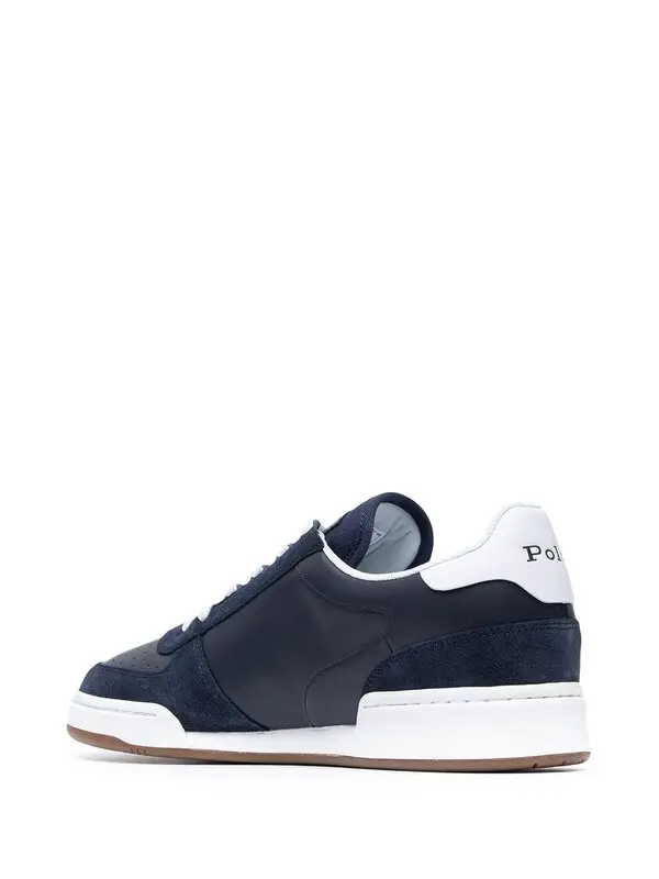 Polo Ralph Lauren Court Suede Trim Sneakers - Blue