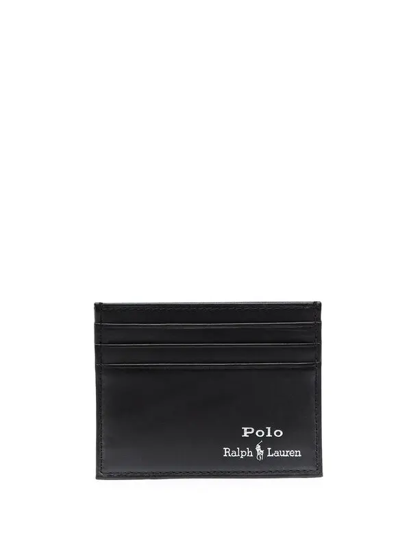 Polo Ralph Lauren Suffolk Leather Cardholder - Black
