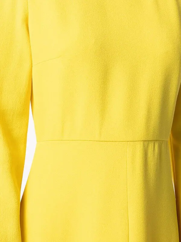 Giambattista Valli Front-slit Long-sleeved Dress