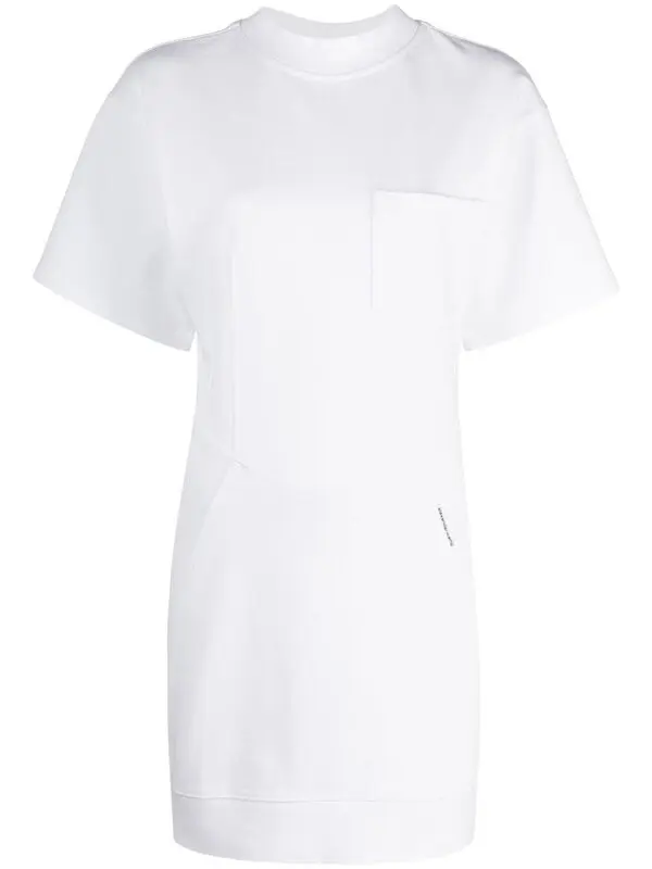 Alexander Wang Fit-and-flare Sweatshirt Dress - White