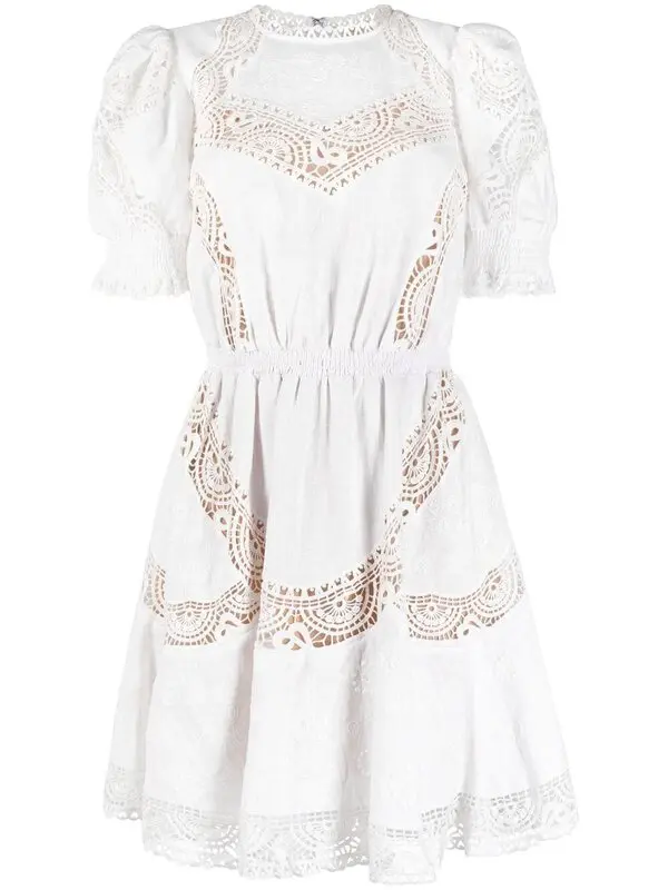 Michael Kors Embroidered Short Dress