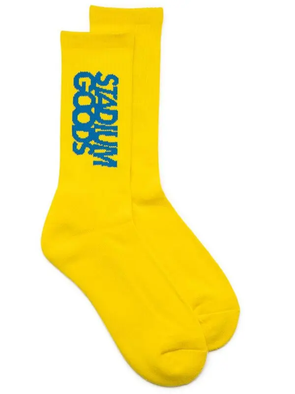 STADIUM GOODS® Logo Crew Socks - Yellow