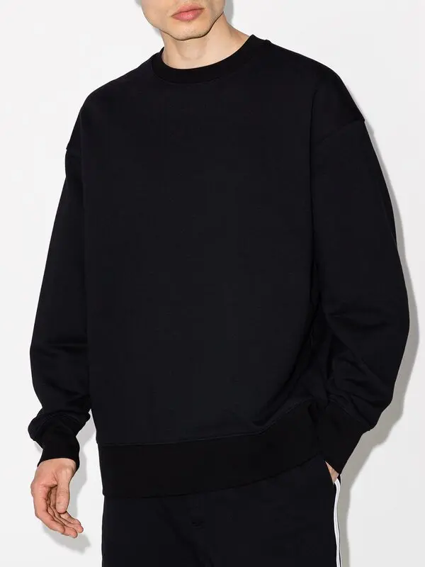 Y3 Terry Stripe-detail Sweatshirt