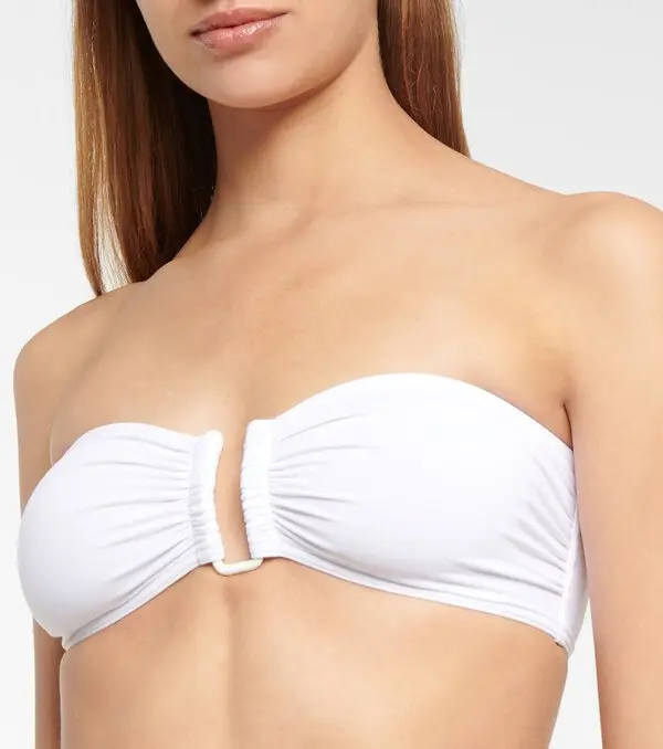 ERES Show Bandeau Bikini Top - White