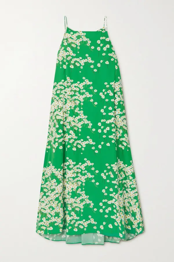 chinese dress ladies Baltic Born Womens Audrey Deep V Maxi Dress | Green Floral main image 1