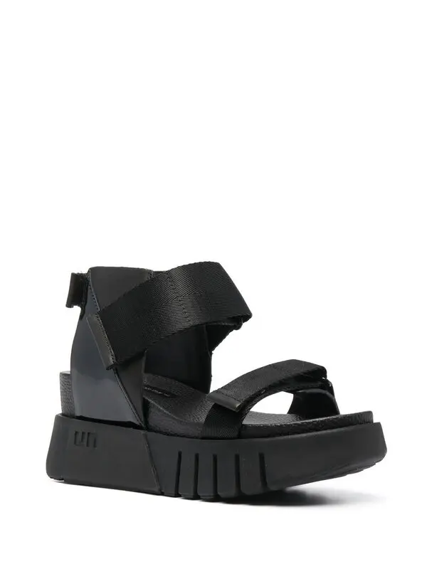 United Nude Delta Run Platform Sandals - Black