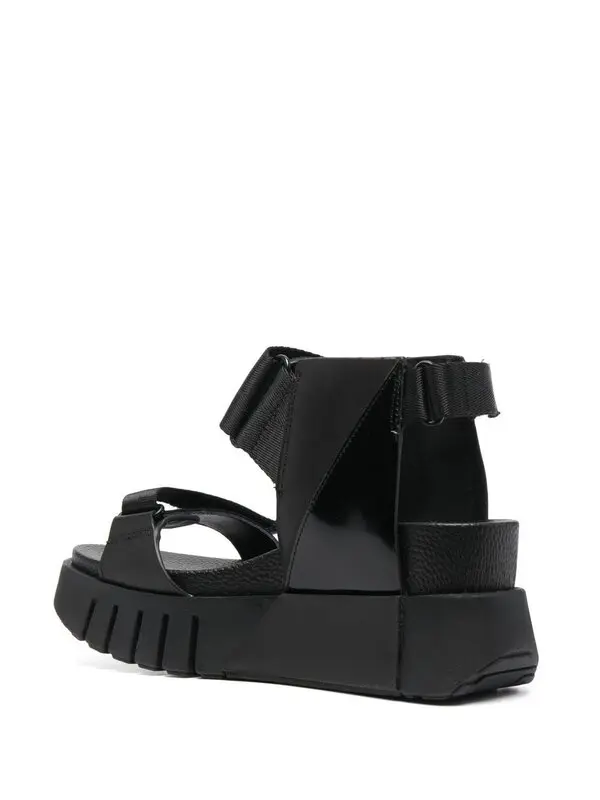 United Nude Delta Run Platform Sandals - Black