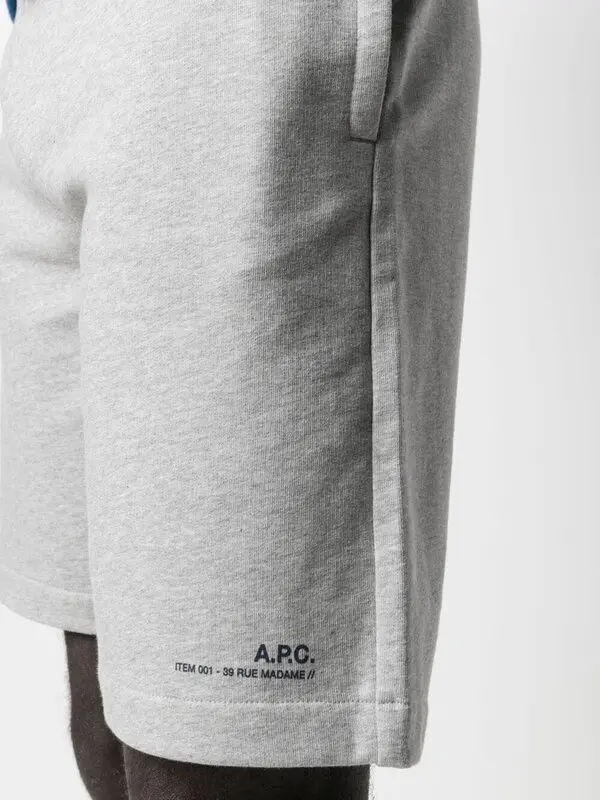 A.p.c. Item Track Shorts - Grey