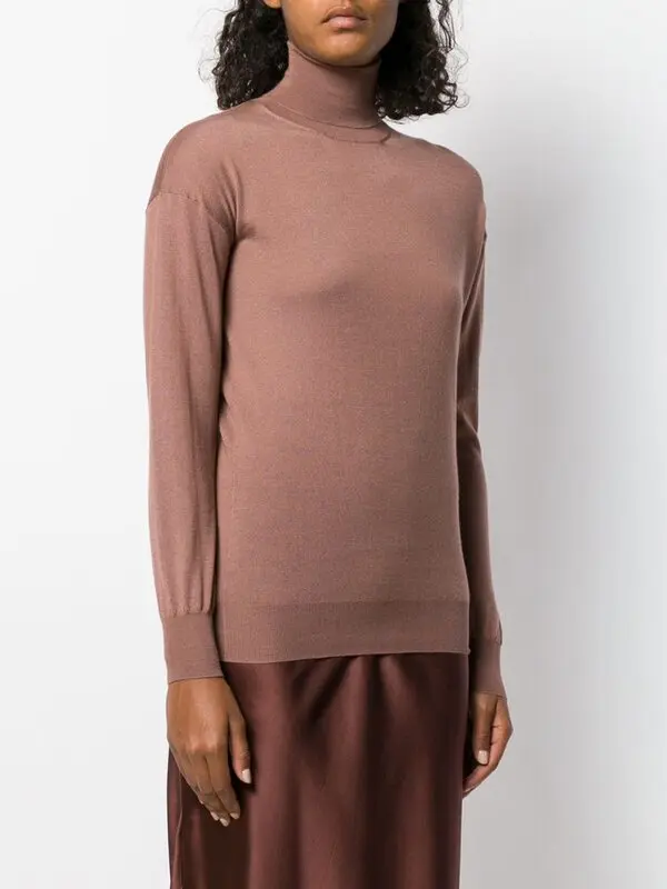 TOM FORD Roll Neck Fine Knit Jumper - Pink