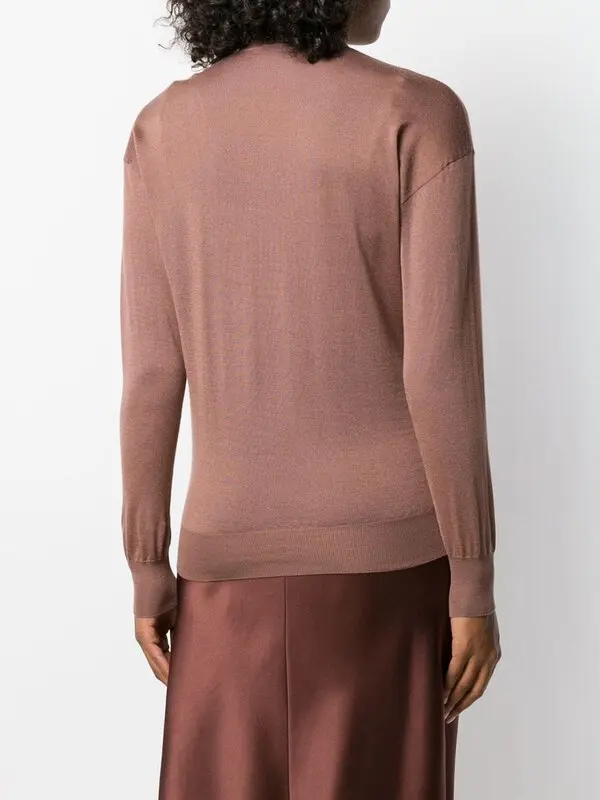TOM FORD Roll Neck Fine Knit Jumper - Pink