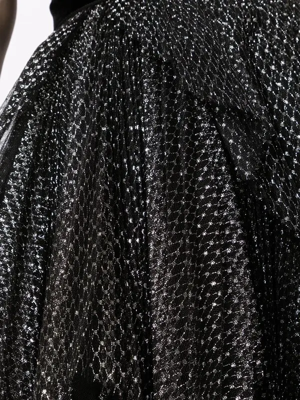 RALPH&RUSSO Pleated-tulle Silk Ball Gown
