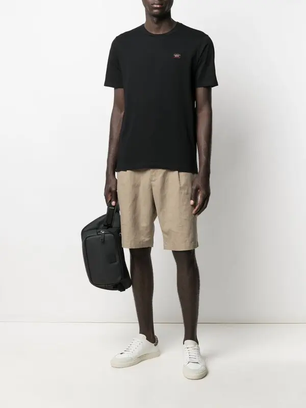 Paul & Shark Logo-patch Cotton T-shirt
