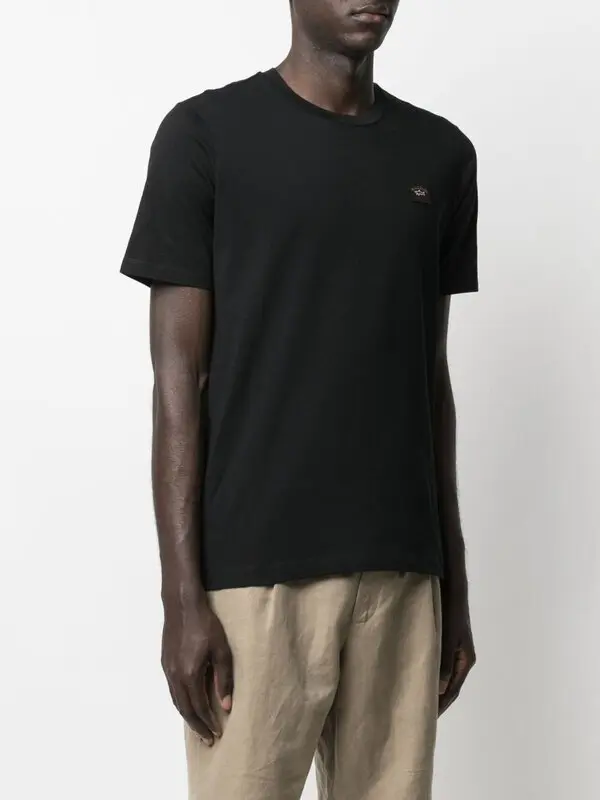 Paul & Shark Logo-patch Cotton T-shirt