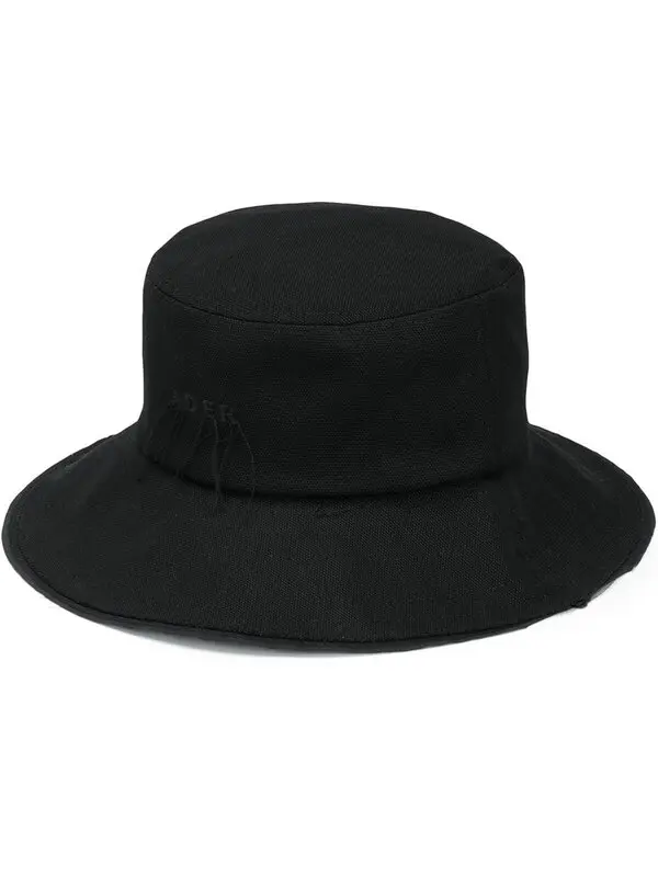 ADER ERROR Tonal Logo Bucket Hat - Black