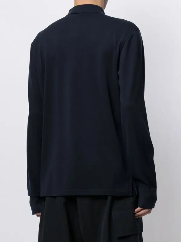 Ralph Lauren Purple Label Embroidered Logo Polo Shirt