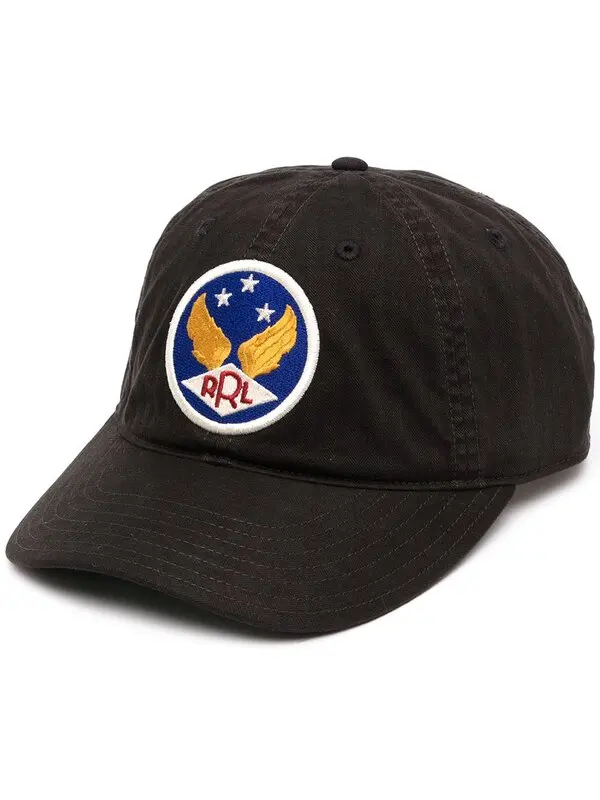 Ralph Lauren Logo Patch Cap - Black