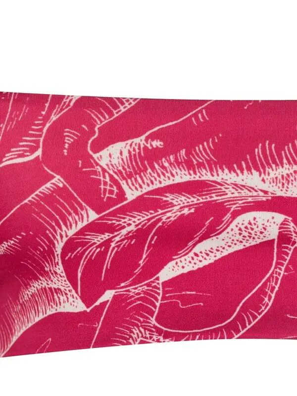 Red Valentino Leaf-print Bikini