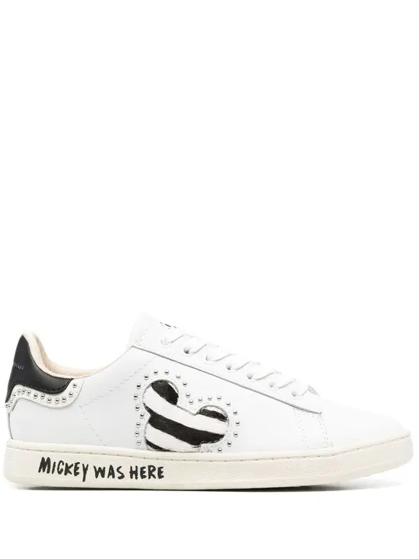 MOA MASTER OF ARTS Disney Mickey Mouse Leather Sneakers