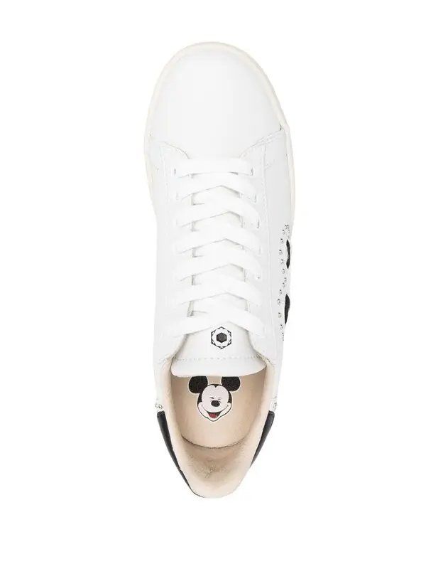 MOA MASTER OF ARTS Disney Mickey Mouse Leather Sneakers