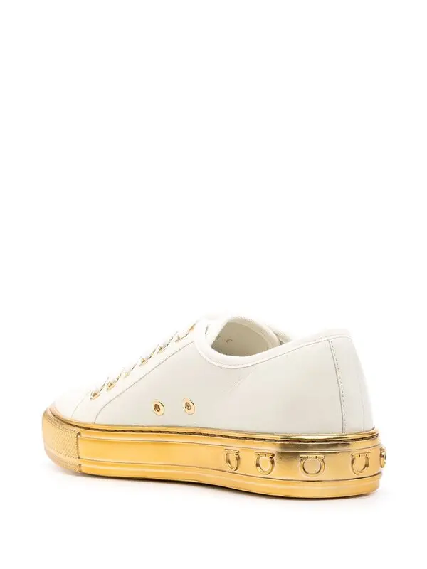 FERRAGAMO Tully Gancini-sole Sneakers