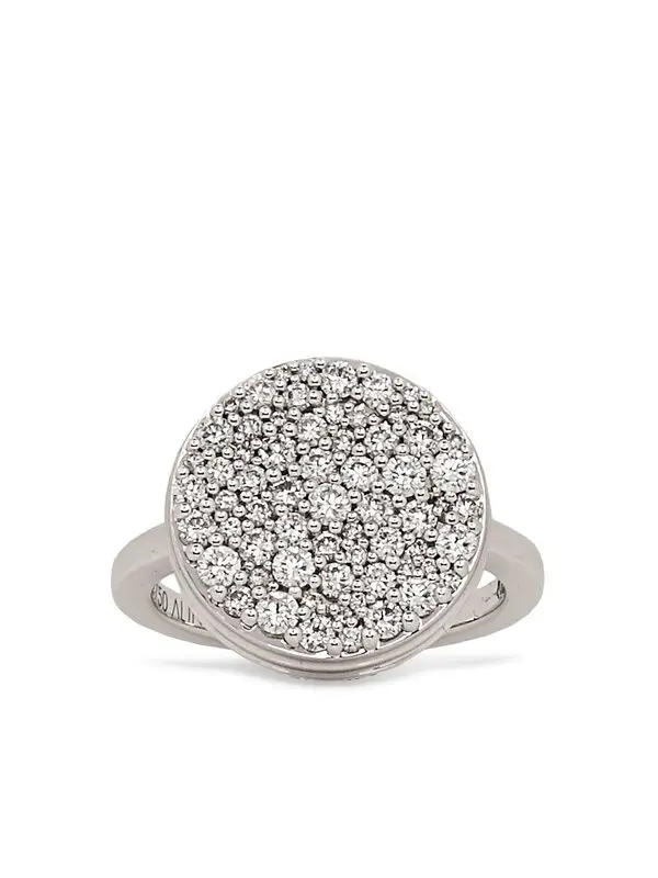ALINKA 18kt White Gold Diamond Cocktail Ring - Silver
