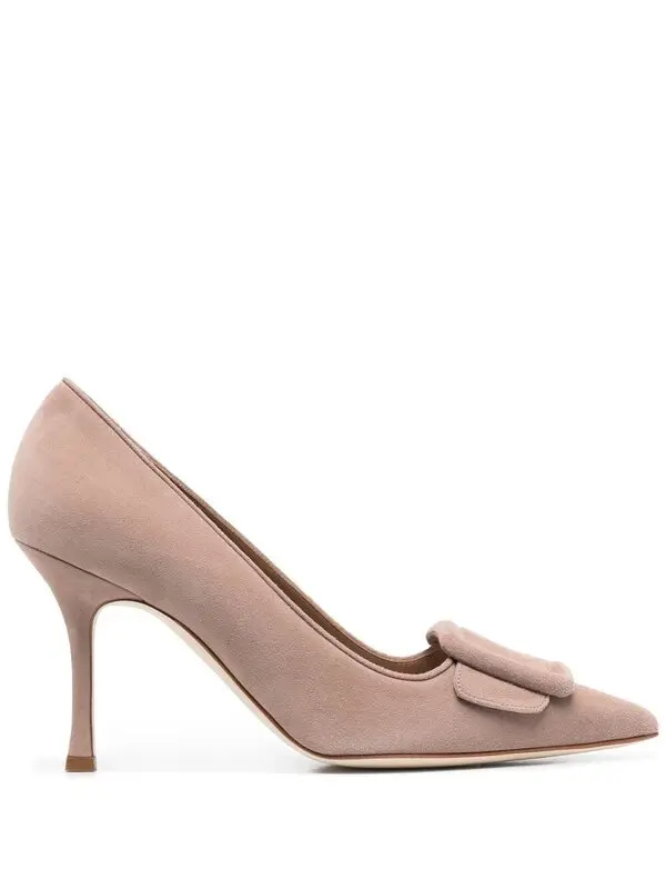 Manolo Blahnik Maysale Pointed Pumps
