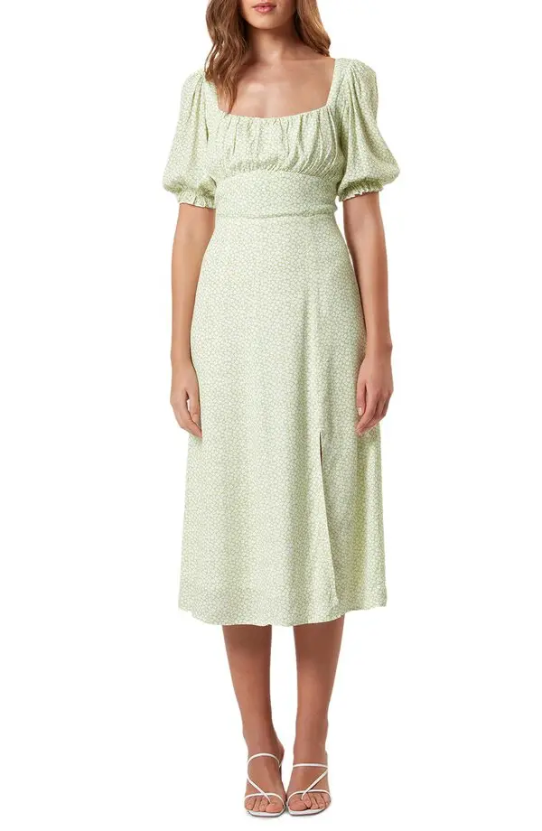 Charlie Holiday Mia Print Midi Dress - Posy | Editorialist