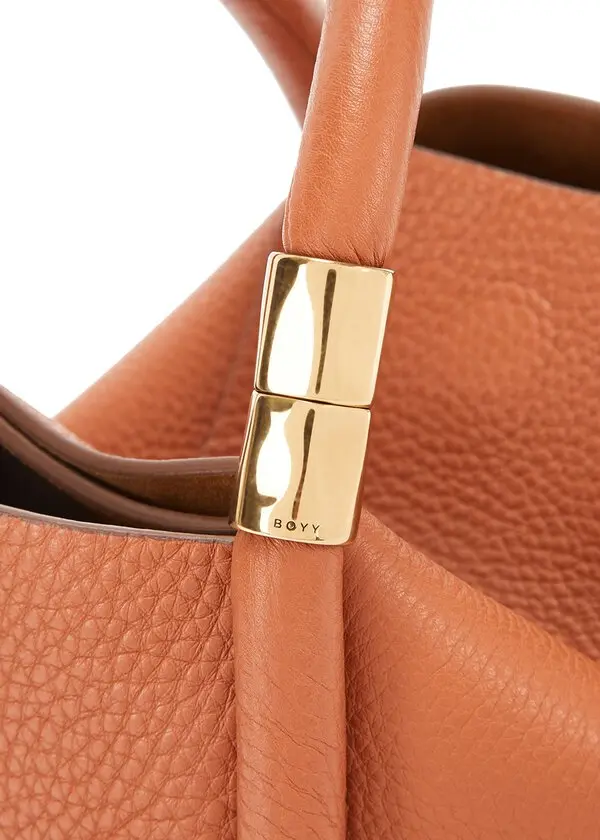 Boyy Wonton 20 Pebble Leather Top Handle Bag