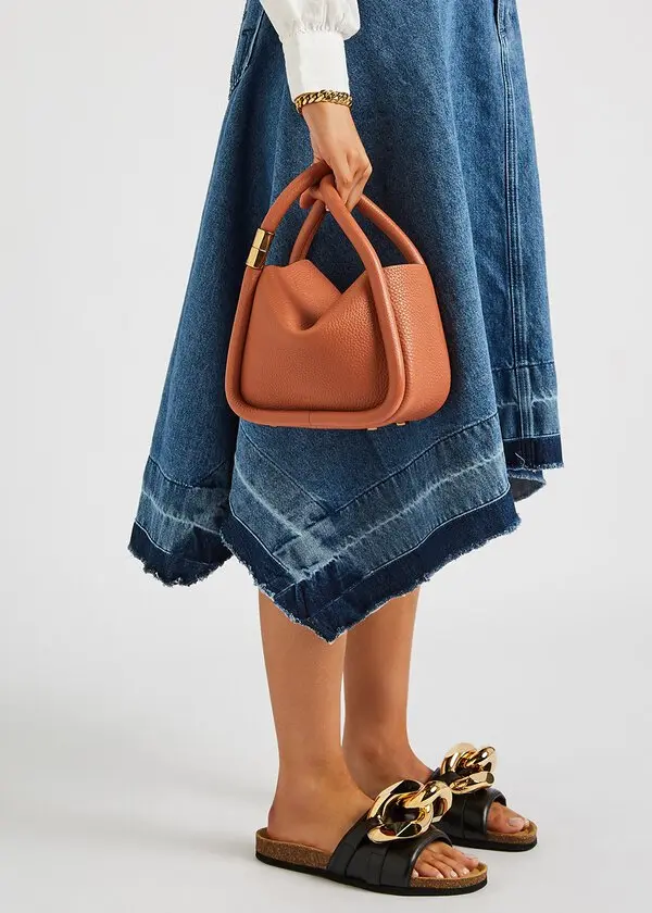 Boyy Wonton 20 Pebble Leather Top Handle Bag