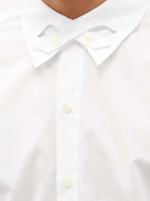 トップス stefan cooke infinity shirts Stefan Cooke White Infinity Collar Shirt Stefan Cooke
