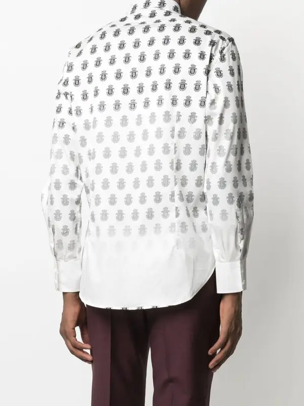 BILLIONAIRE Monogram-print Shirt