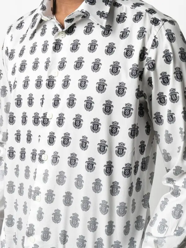 BILLIONAIRE Monogram-print Shirt