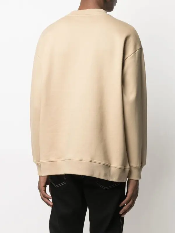 PLEASURES Spike Embroidery Sweatshirt - Neutrals