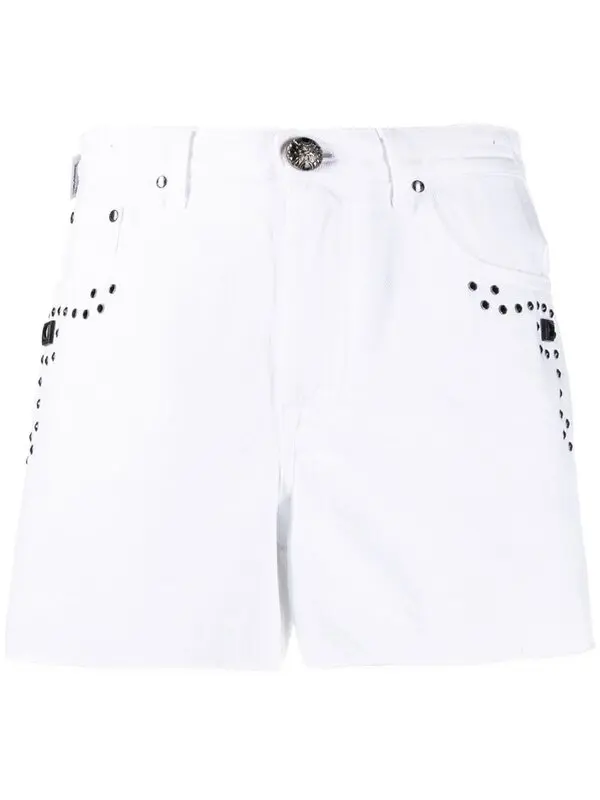 Jacob Cohen Leaf Stud-detail Shorts