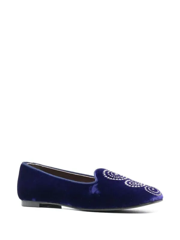 10 CORSO COMO X Castaner Zainab Velvet Slippers