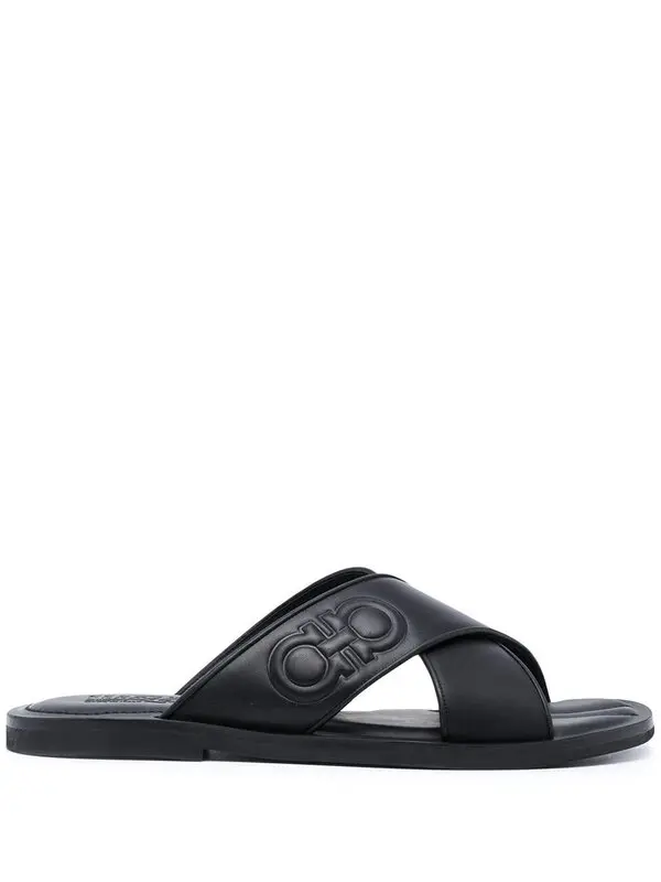 FERRAGAMO Crossover Strap Sandals