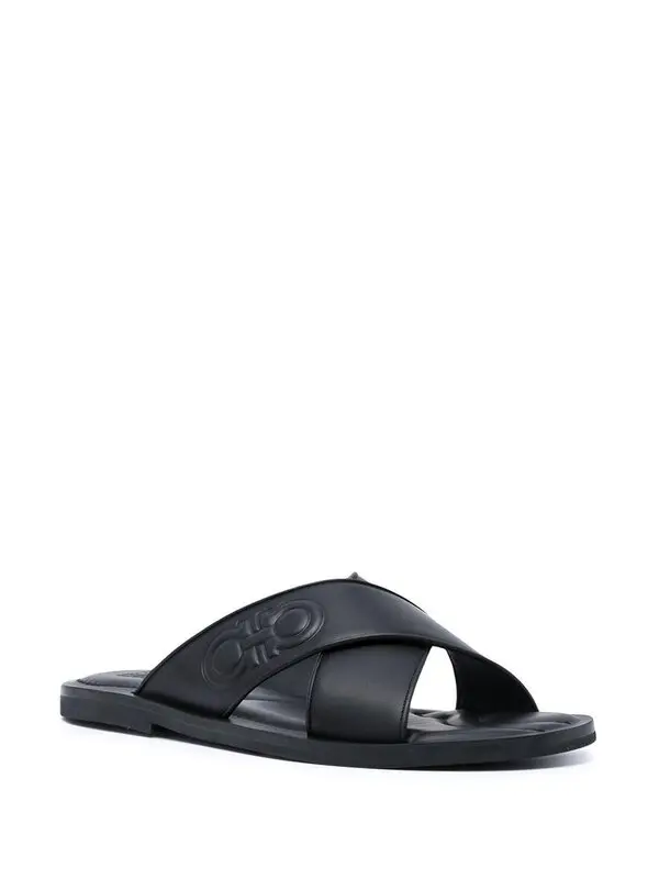FERRAGAMO Crossover Strap Sandals