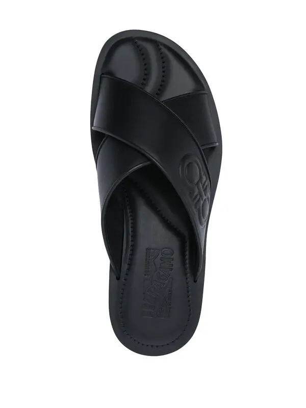 FERRAGAMO Crossover Strap Sandals