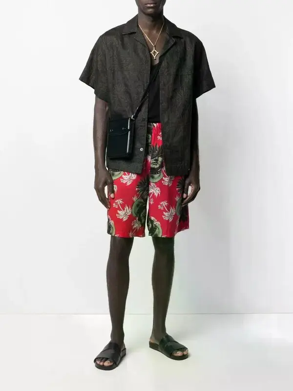 Undercover Graphic-print Bermuda Shorts
