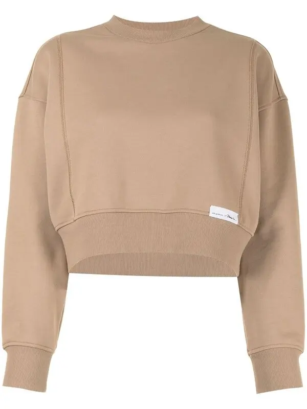 3.1 Phillip Lim Everyday Terry Cropped Sweatshirt