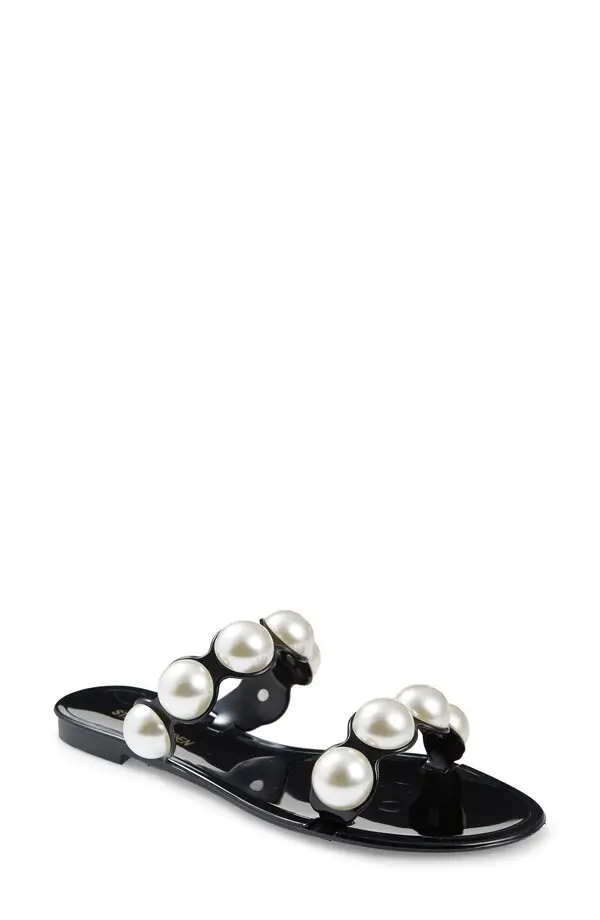 Steve Madden Imitation Pearl Slide Sandal