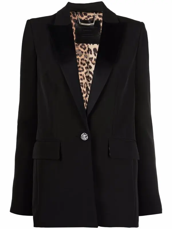 Philipp Plein Sequined Tiger Single-breasted Blazer