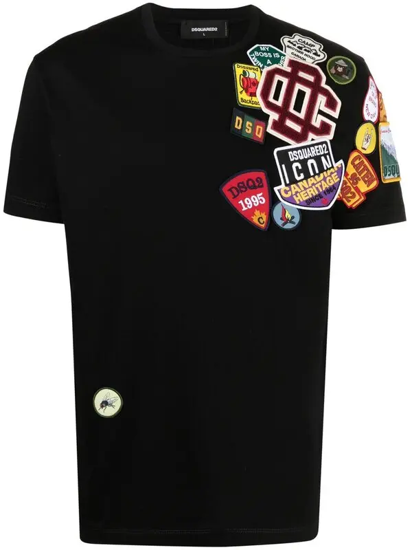 Dsquared2 Embroidered Logo Patch T-shirt
